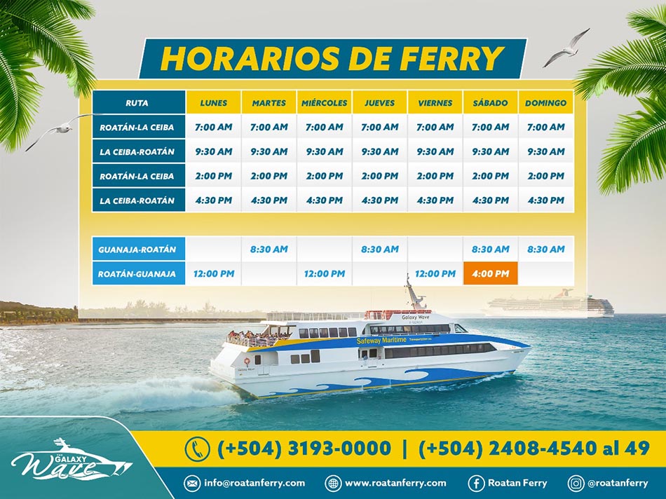 Galaxy Wave | Roatan Ferry